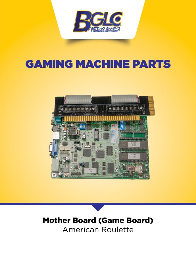 Imported Machine Parts - Betting, Gaming & Lotteries Commission
